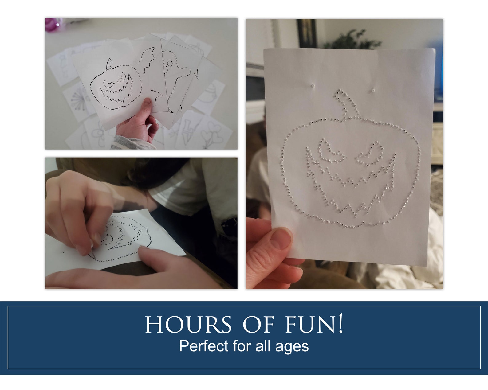 Holiday Pin Poke Activity: Fine Motor Skills Printable (instant ...