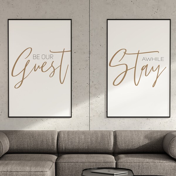 Stay Awhile Poster - Etsy