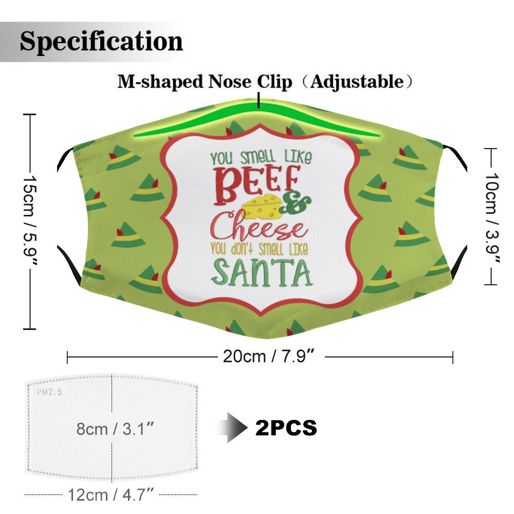 Elf You Smell Like Beef and Cheese Santa Movie Quote Holiday - Etsy