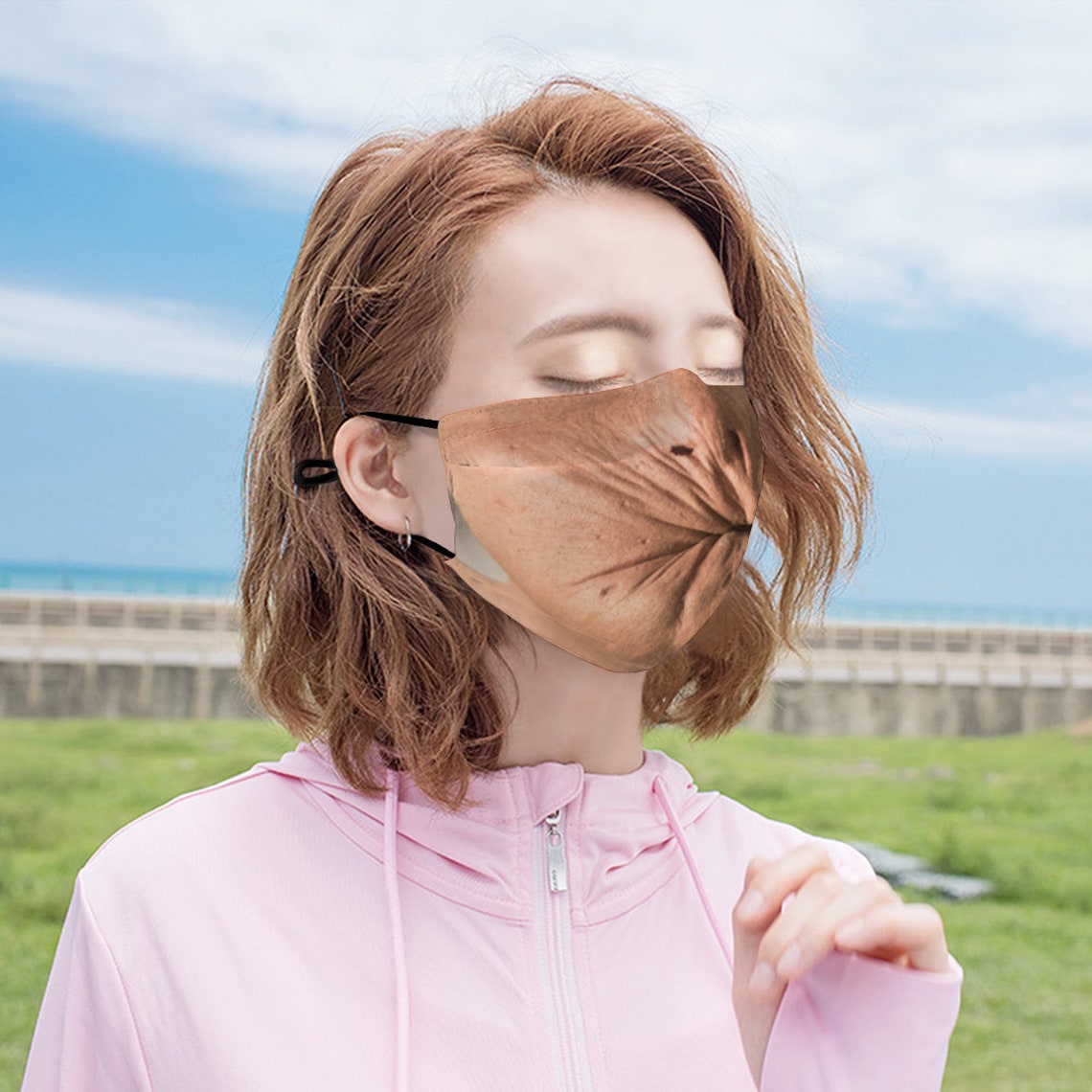 Preacher Eugene Arseface Butthole Mouth Cloth Face Mask With 2 ...