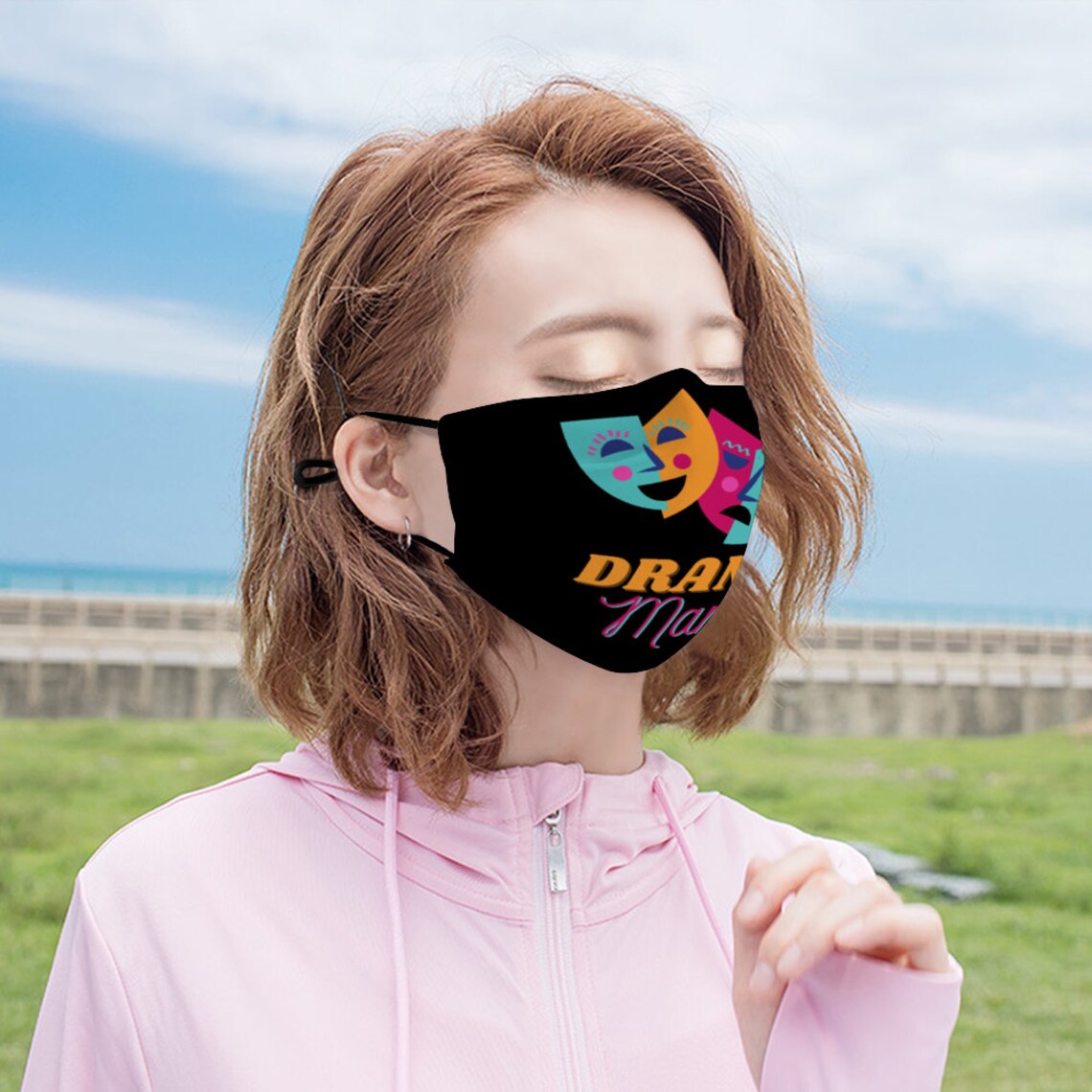 Drama Mama Thespian Actor Actress Theatre Cloth Face Mask W/ 2 - Etsy