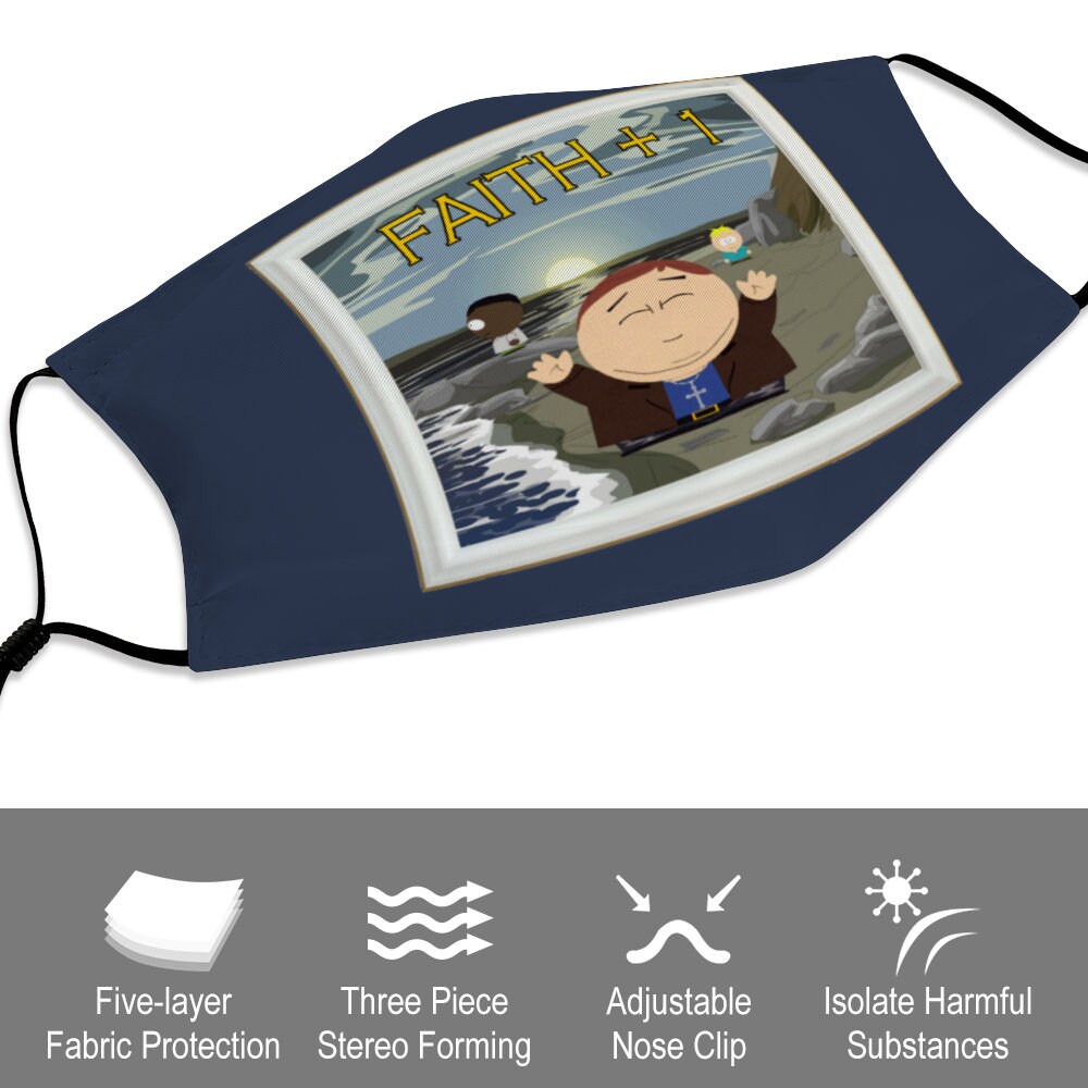 South Park Faith + 1 Plus One Cartman Christian Rock Band Funny Cloth ...