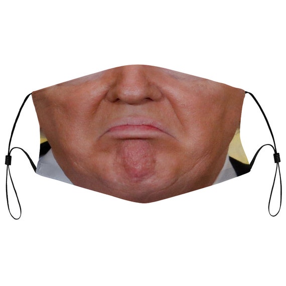 Donald Trump Mouth Frowning President Cloth Face Mask with 2 | Etsy