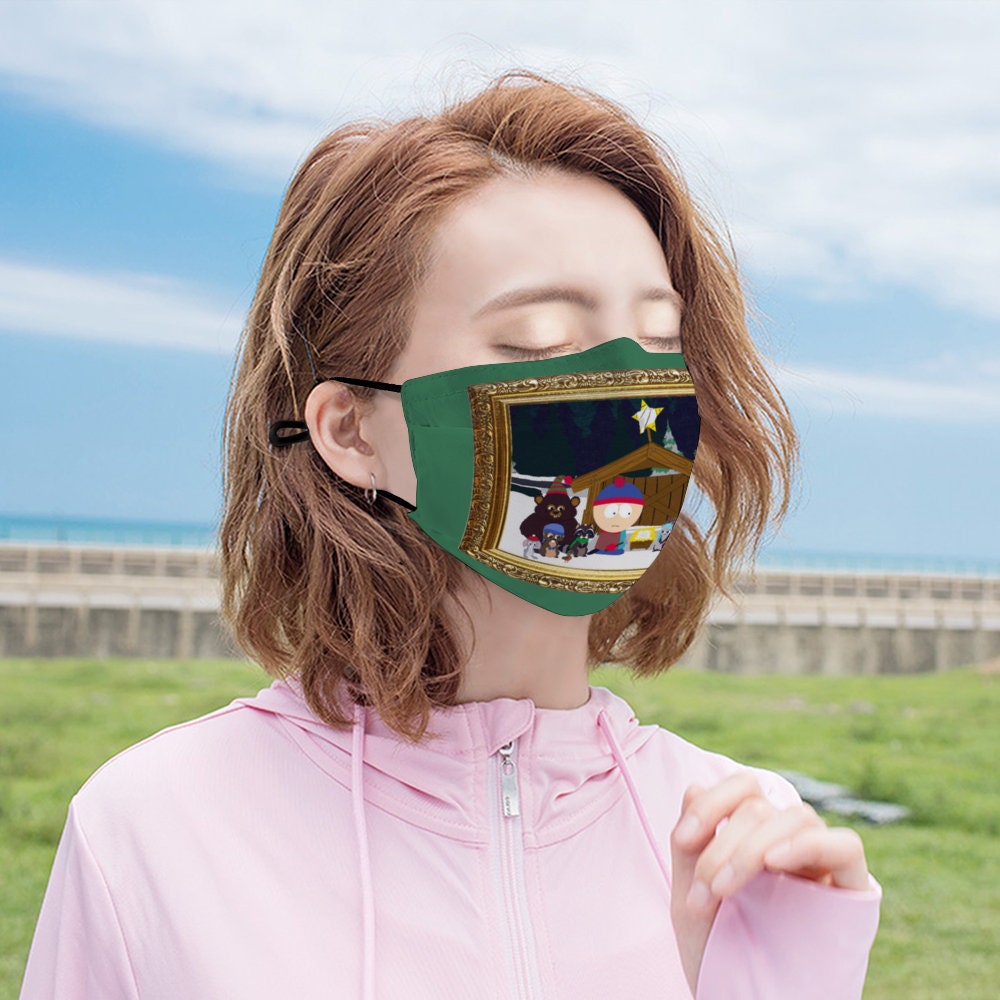 South Park Stan Woodland Critters Christmas Nativity Funny Cloth Face ...