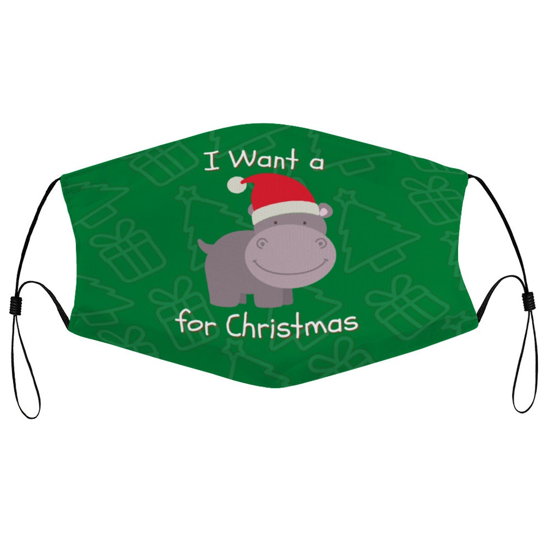 I Want a Hippopotamus for Christmas Holiday Song Carol Cloth - Etsy