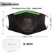 Skunk Mouth Black White Polecat Pepe Le Pew Stinker Cloth Face Mask W ...