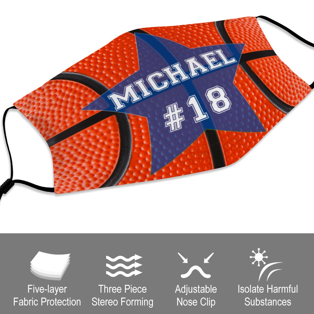 Personalized Custom Basketball Name Number School Colors Cloth - Etsy
