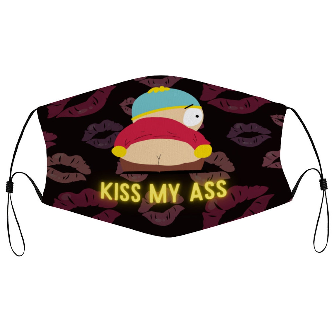 South Park Eric Cartman Kiss My Ass 4th Grade Teacher Funny Cloth Face ...