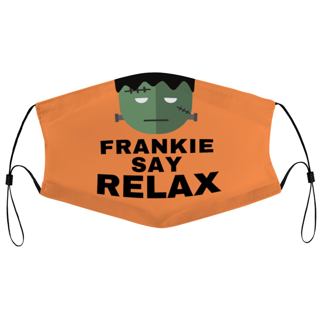 Frankie Say Relax 80s Classic Halloween Cloth Face Mask With 2 ...