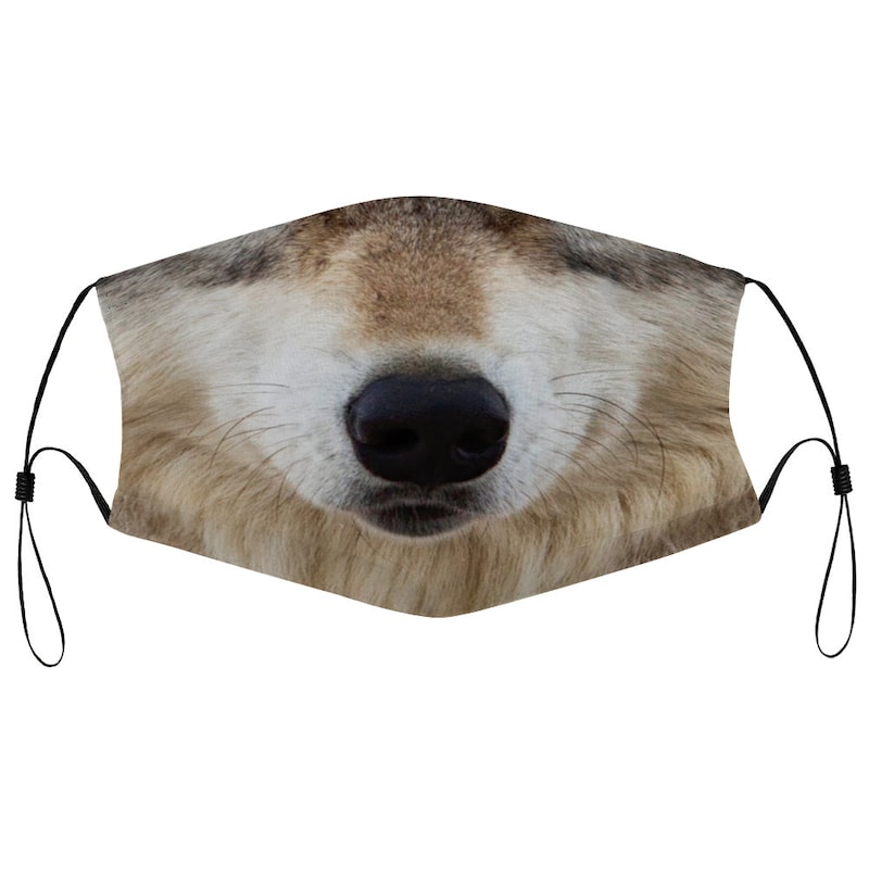 Wolf Face Mask - Etsy