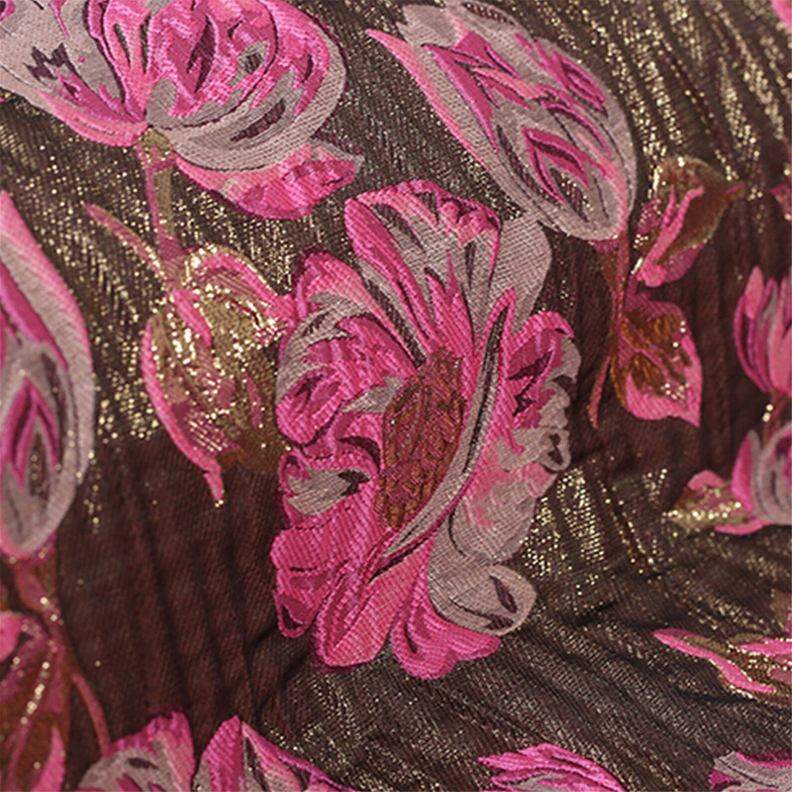 Emboss Jacquard Fabric Lotus Embroidery Polyeter Brocade - Etsy