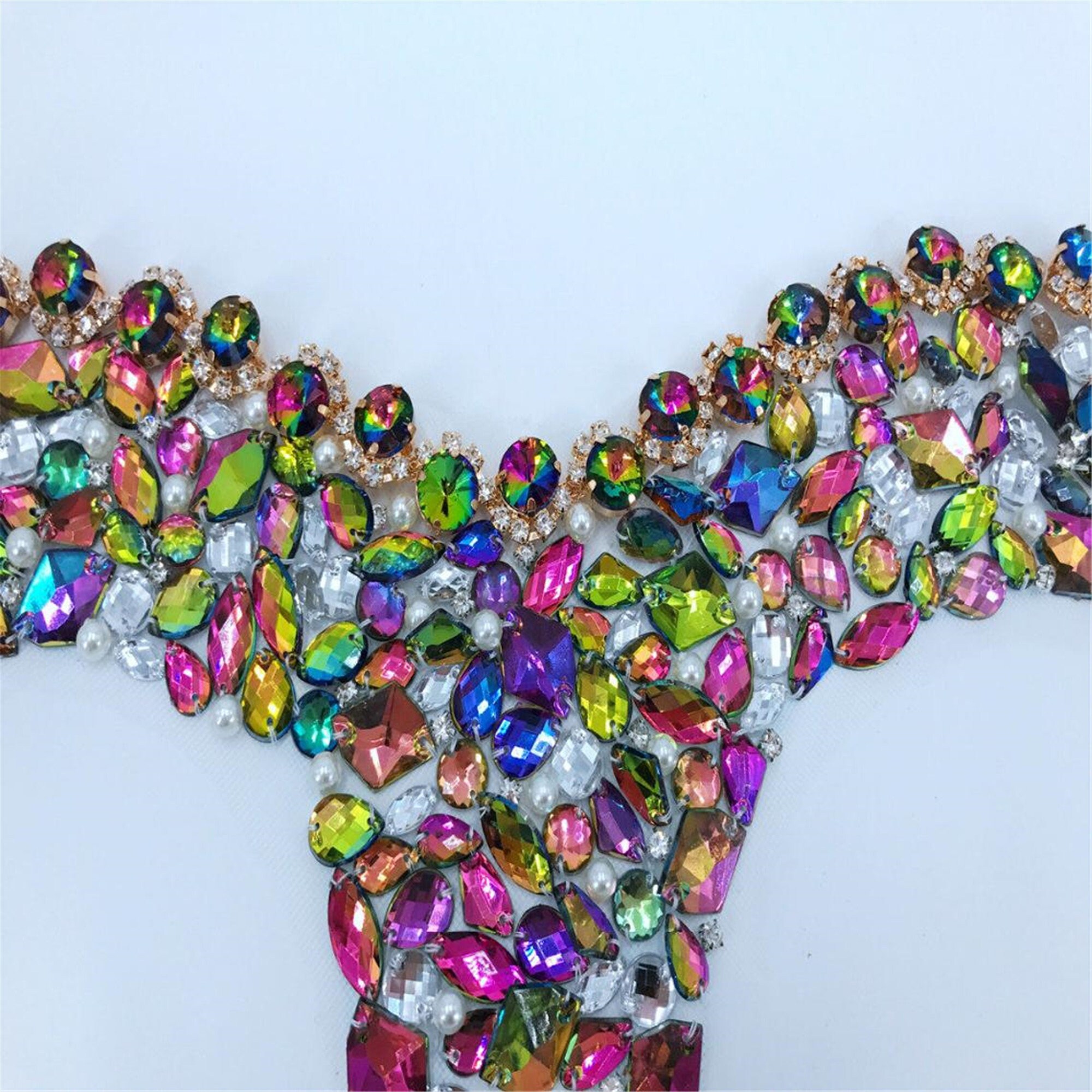 Sparking Type T Rhinestone Aqqlique Stunning Party Rhinestone | Etsy