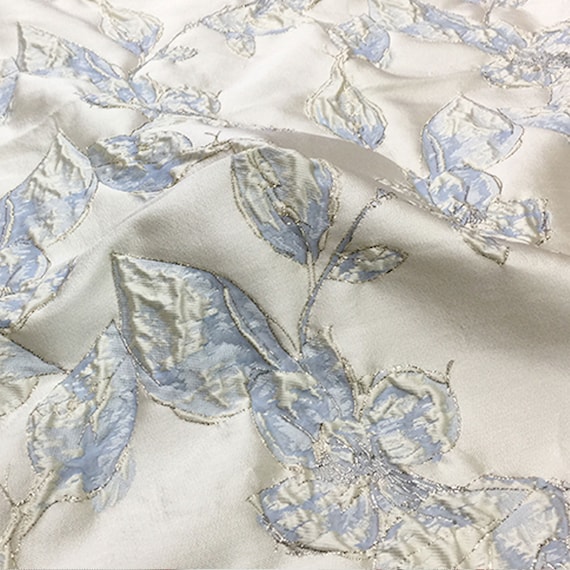 Delicate Brocade Fabric Damask Jacquard French Garment - Etsy