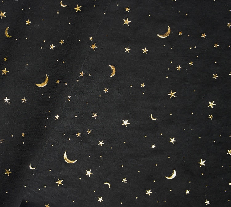 Moon Star Chiffon Fabric 2 Color Fabric Elegant Soft Lace | Etsy