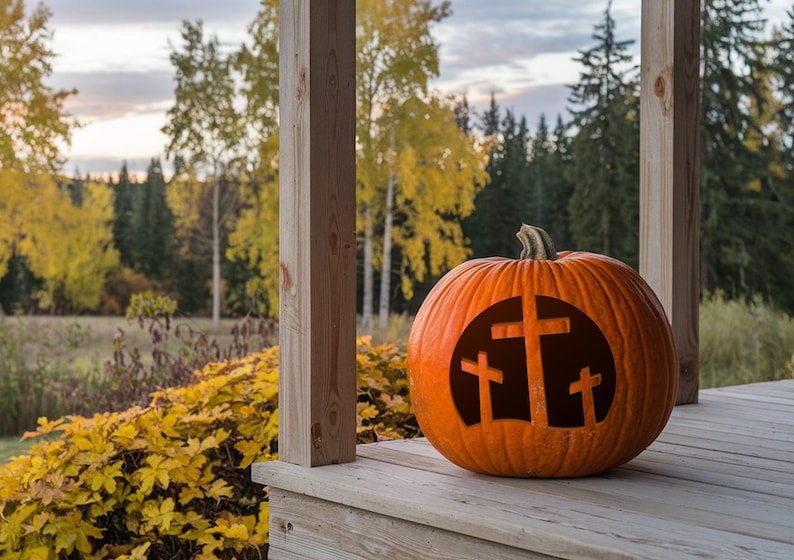 Christian Pumpkin Carving Patterns || Jesus Stencils to Share Your ...