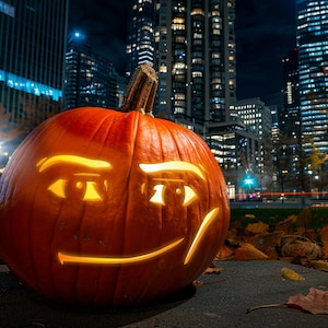 Sigma Pumpkin Carving Patterns || Gen Alpha Pumpkins With Rizz for a ...