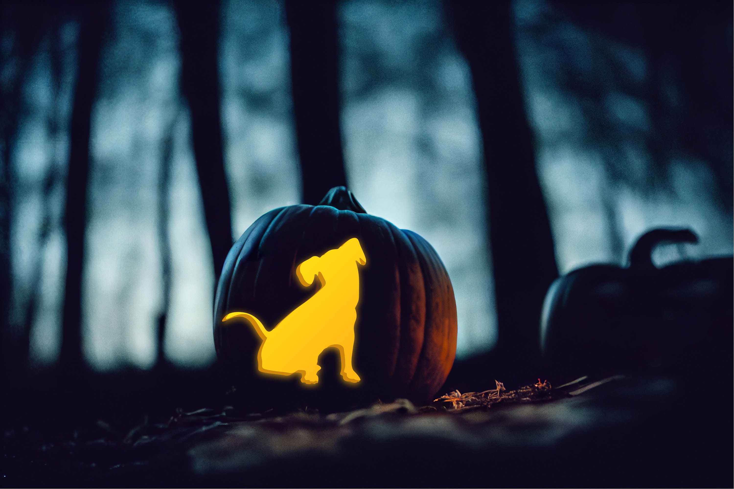 Dog Pumpkin Carving Stencil Pack | Halloween Pumpkin Patterns With ...