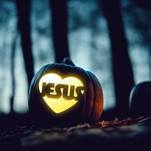 Christian Pumpkin Carving Patterns || Jesus Stencils to Share Your ...