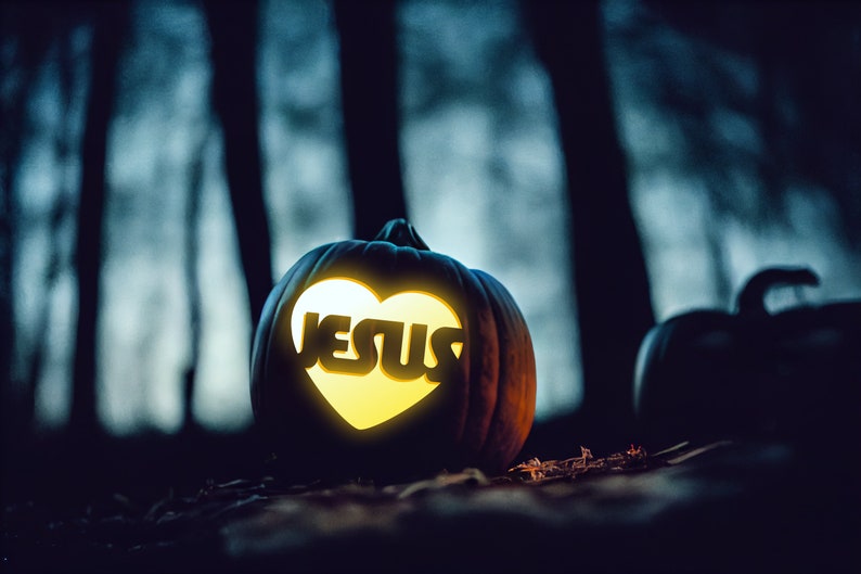 Christian Pumpkin Carving Patterns || Jesus Stencils to Share Your ...
