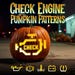 Check Engine Light Pumpkin Carving Stencil || Funny Design for Car ...