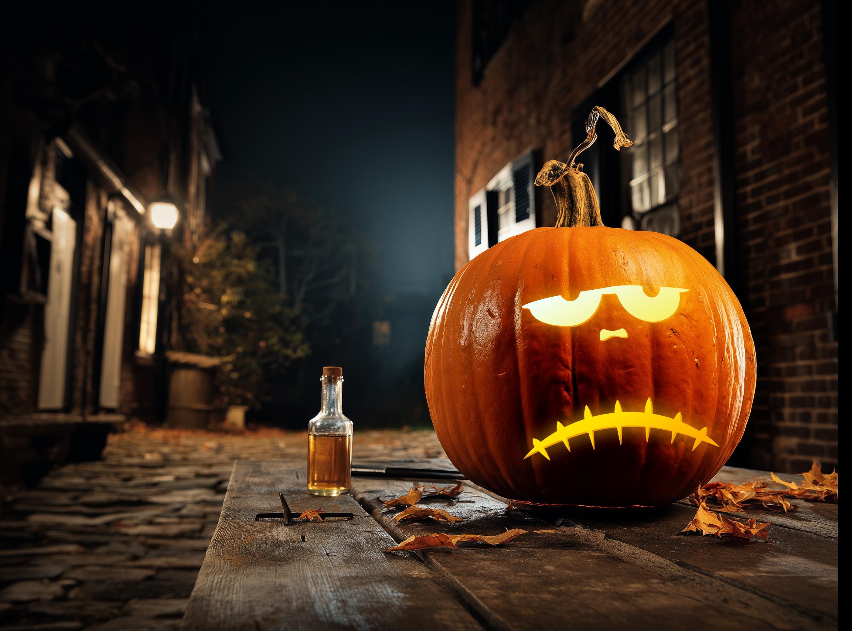 Frankenstein Monster Face Pumpkin Carving Pattern | Printable Jack-o ...
