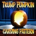 Donald Trump Pumpkin Carving Pattern | Easy Trump 2024 Printable Jack-o ...