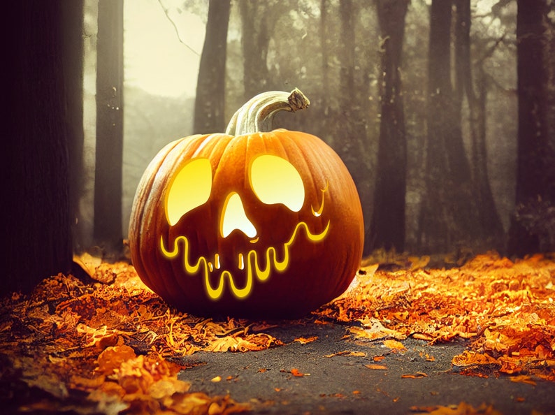 Poison Apple Printable Pumpkin Carving Pattern - Etsy