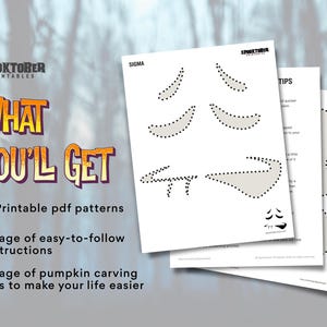 Sigma Pumpkin Carving Patterns || Gen Alpha Pumpkins With Rizz for a ...