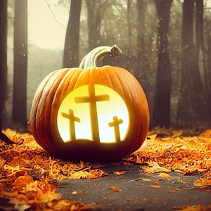 Christian Pumpkin Carving Patterns || Jesus Stencils to Share Your ...