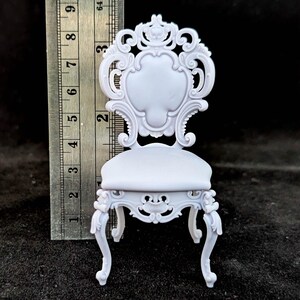 Baroque Style Dining Chair - Furniture - 1/12th Scale Detailed ...