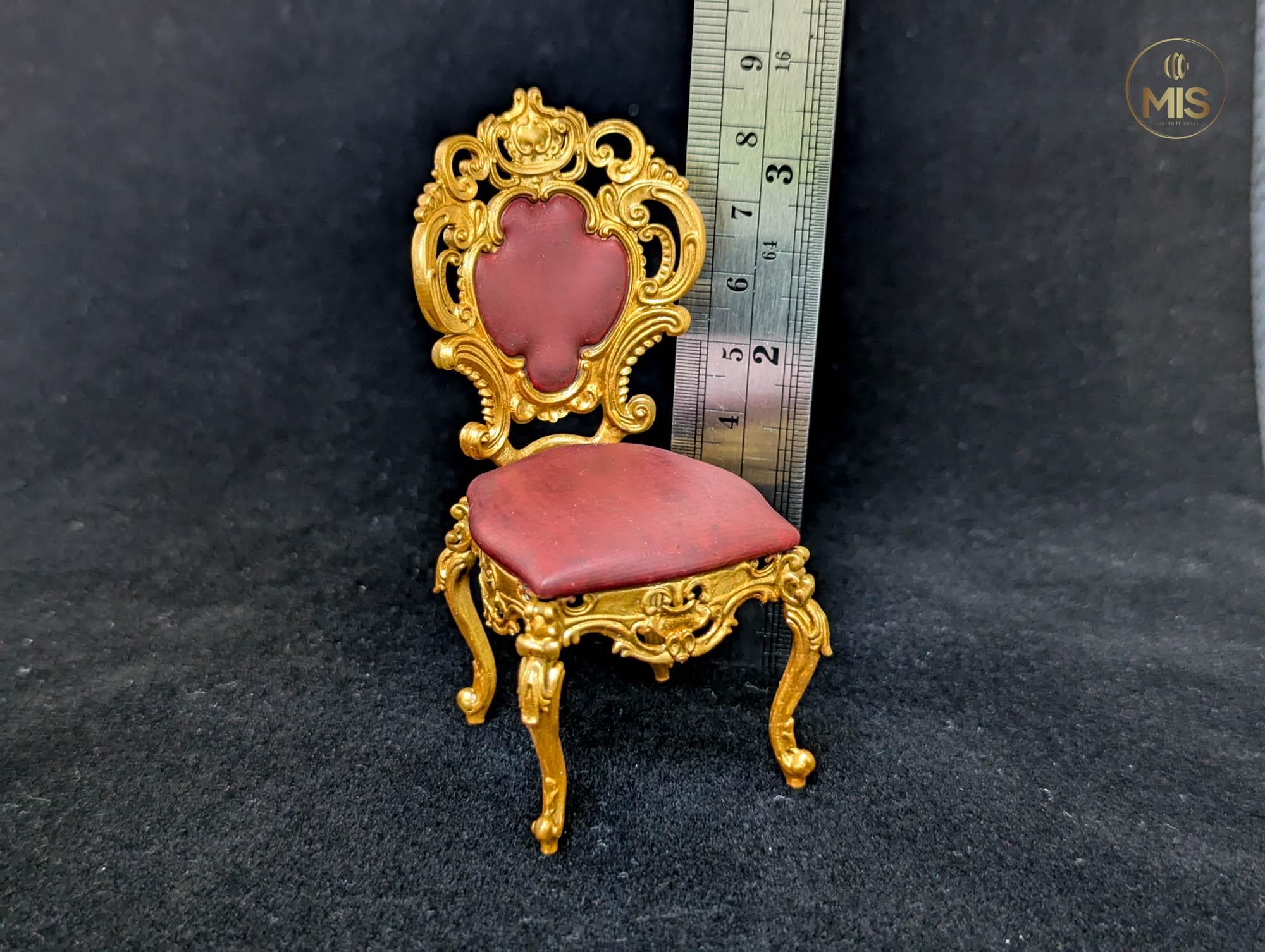 Baroque Style Dining Chair - Furniture - 1/12th Scale Detailed ...