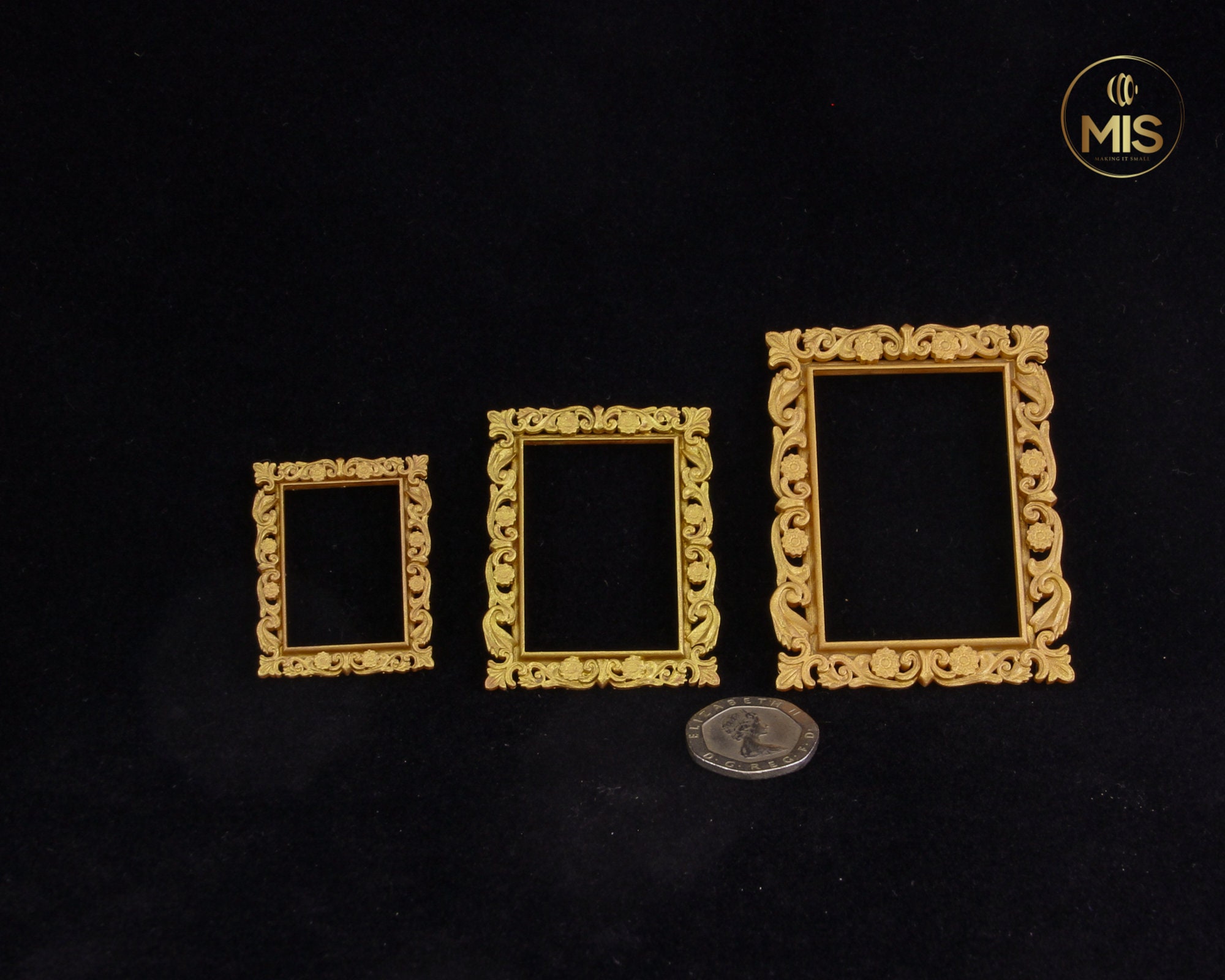 1:12th Scale Detailed Miniature Rectangular Vintage Ornamental - Etsy