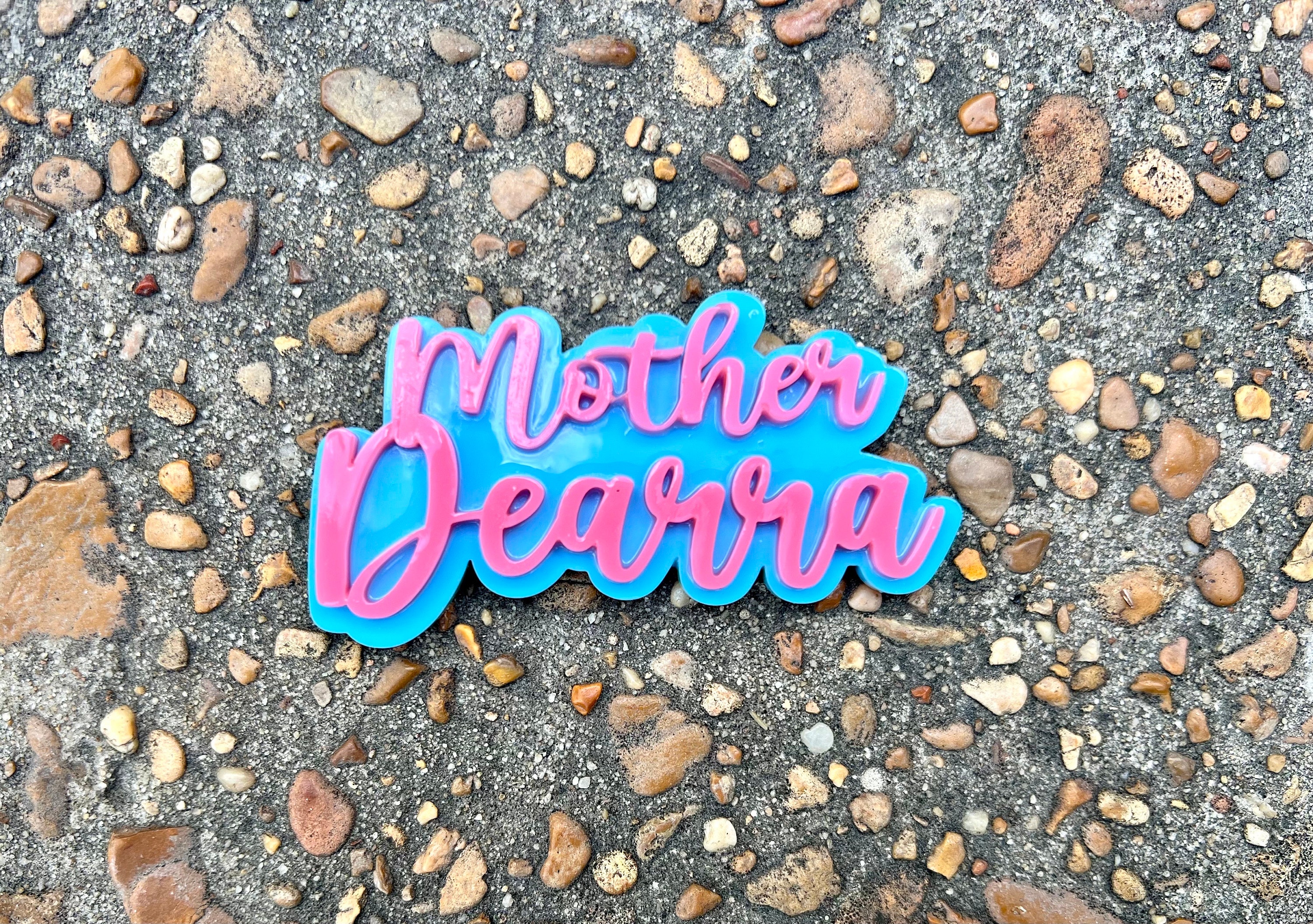 Personalized Mother Mom Name Pin | Mom Gift | Pink & Blue | Jack and ...