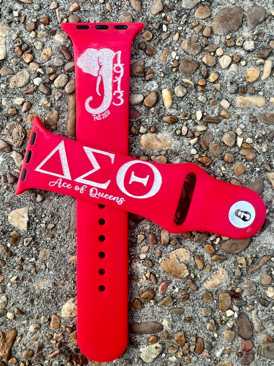 Delta Sigma Theta Customizable Watch Band | Delta Band | Delta ...