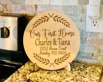 Home Sweet Apartment Sign, Apartment Sign, Moving Sign, Housewarming ...