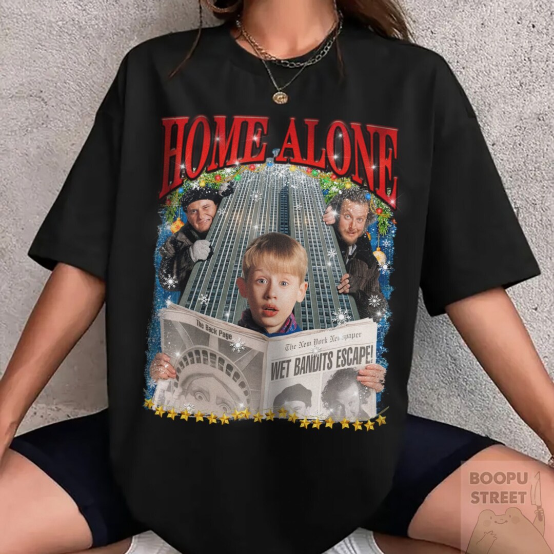 Retro Home Alone Shirt Kevin Mccallister Shirt Home Alone - Etsy UK