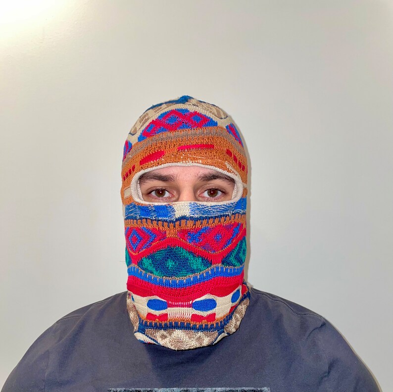 Custom Coogi Balaclava / Ski Mask / Pooh Shiesty Mask With Horizontal ...