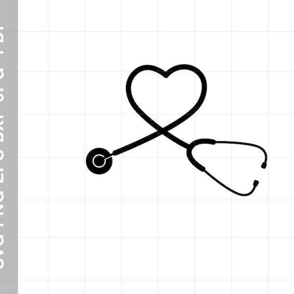Stethoscope Svg - Etsy