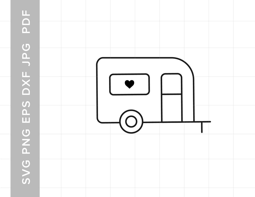 Caravan SVG Caravan Png digital Download for Cricut and Silhouette ...