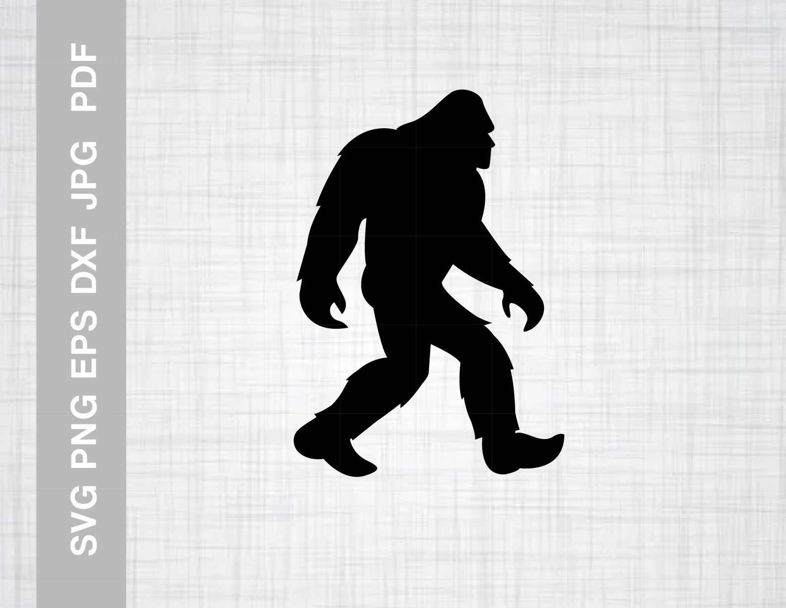 Yeti Silhouette Svg Png Eps Dxf Pdf Jpg/yeti Svg/big Foot - Etsy