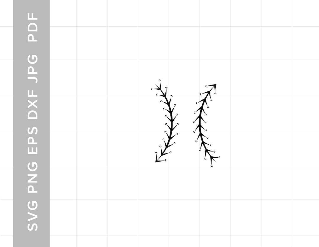 Baseball Stitches Svg Ball Stitches Silhouette Digital Download for ...