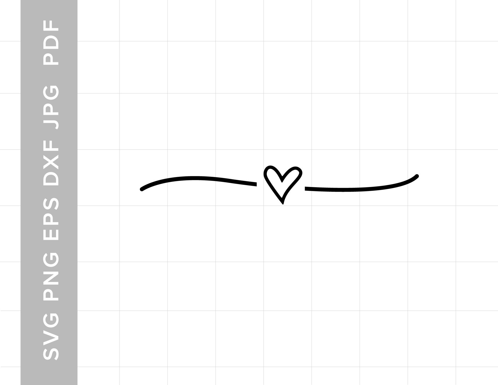 Heart Text Divider Svg Text Divider Svg Heart Svg Png Dxf Etsy Singapore