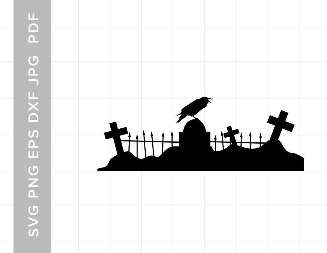 Lápida svg tumba cementerio svg lápida svg cuervo svg tumba cementerio ...