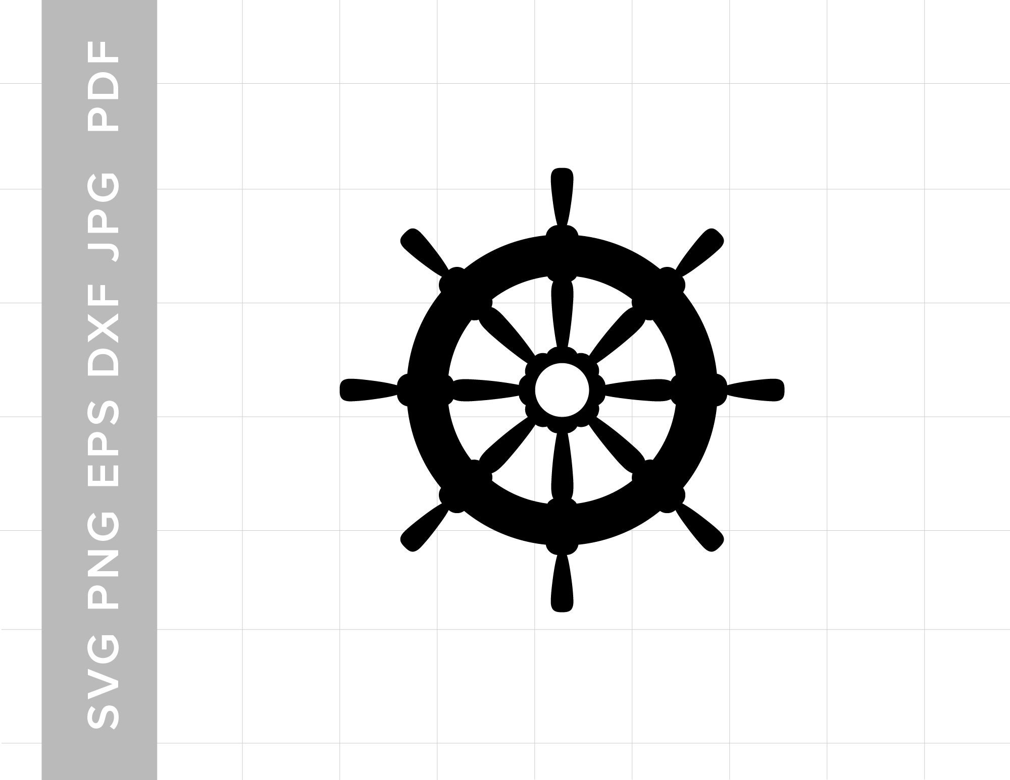 Ship Wheel Vector