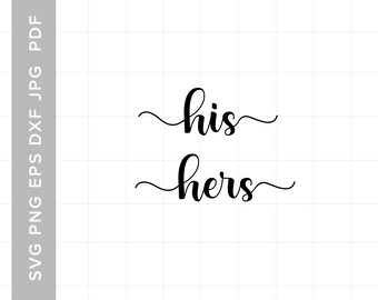 His and Hers Png | Etsy