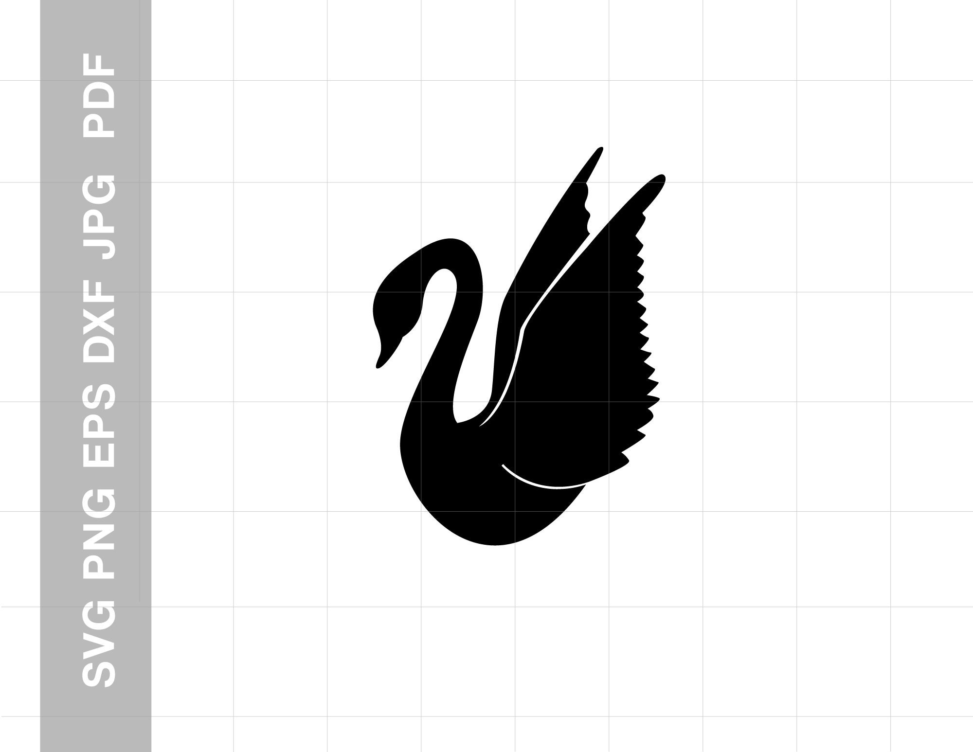 Swan svg Digital Download for Cricut/Silhouette svg dxf eps | Etsy