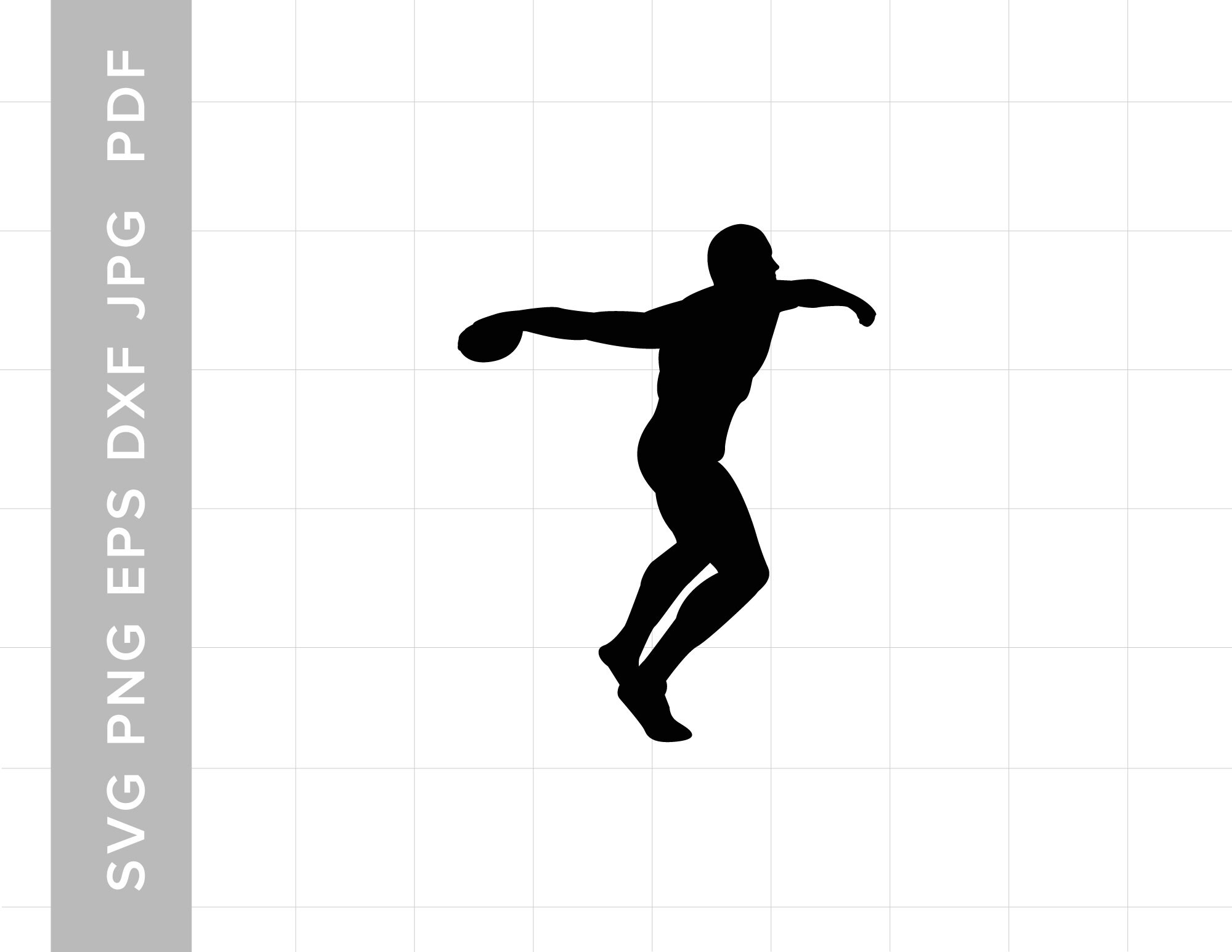 Discuswerpen svg atleet svg atletiek svg hand schijf svg - Etsy Nederland