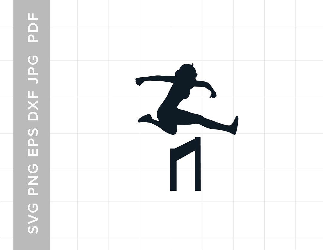 Hurdles Svg Sports Svg Hurdles Silhouette Cricut Files Svg Png Eps Dxf ...