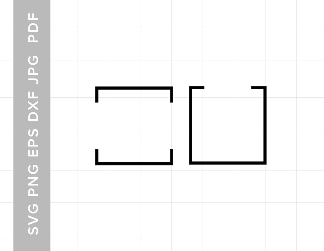 Split Square Svg Split Frame Svg Square Svg Square Cricut Svg Square ...