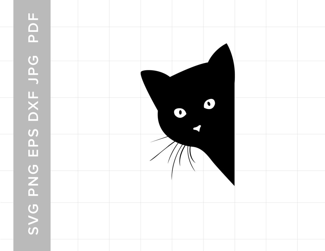 Peeping Cat Svg Cat Svg Animal Peeping Cat Peeing Svg Cat Peeping Png ...